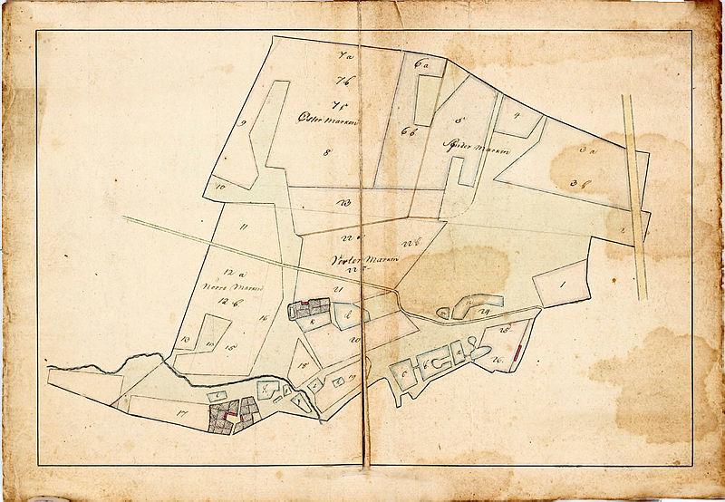 A05. uden år.JPG | Kort og situationsplan Klostermarks jorder | FotoWeb 8.0