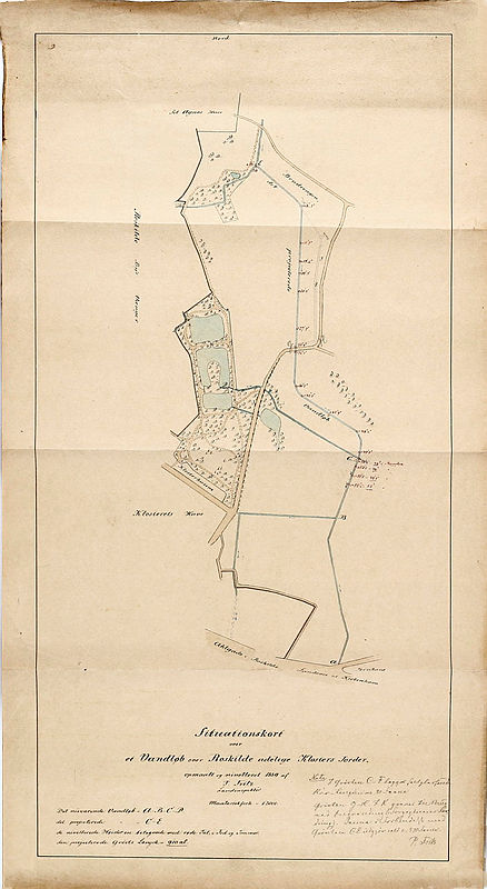 A21. 1889.JPG | Kort og situationsplanKlostermarks jorder | FotoWeb 8.0